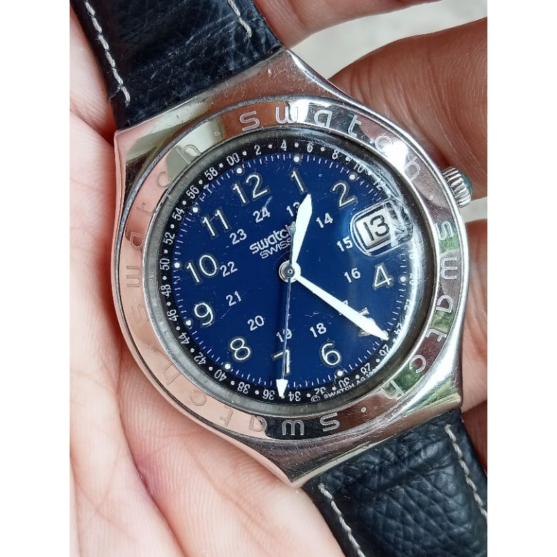 Jual Swatch irony military swiss made original | Shopee Indonesia
