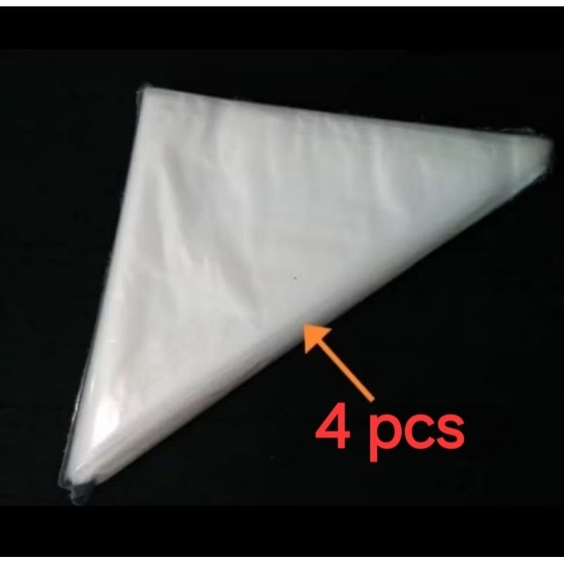 Jual PLASTIK SEGITIGA, Papping Bag Plastik, kantong pemghias kue ...