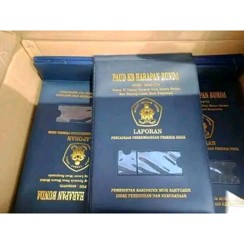 Jual Map raport PAUD TK Ra SD SMP SMA dan SMK (isi 10 lembar/kantong ...