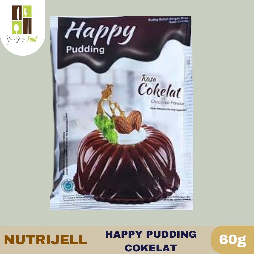 Jual Nutrijell Happy Pudding Rasa Cokelat / Stroberi / Vanila / Taro ...