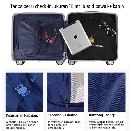 Jual RUIYING Promo Koper A801 Koper Cabin Ukuran Size 18 Inch Bahan ...