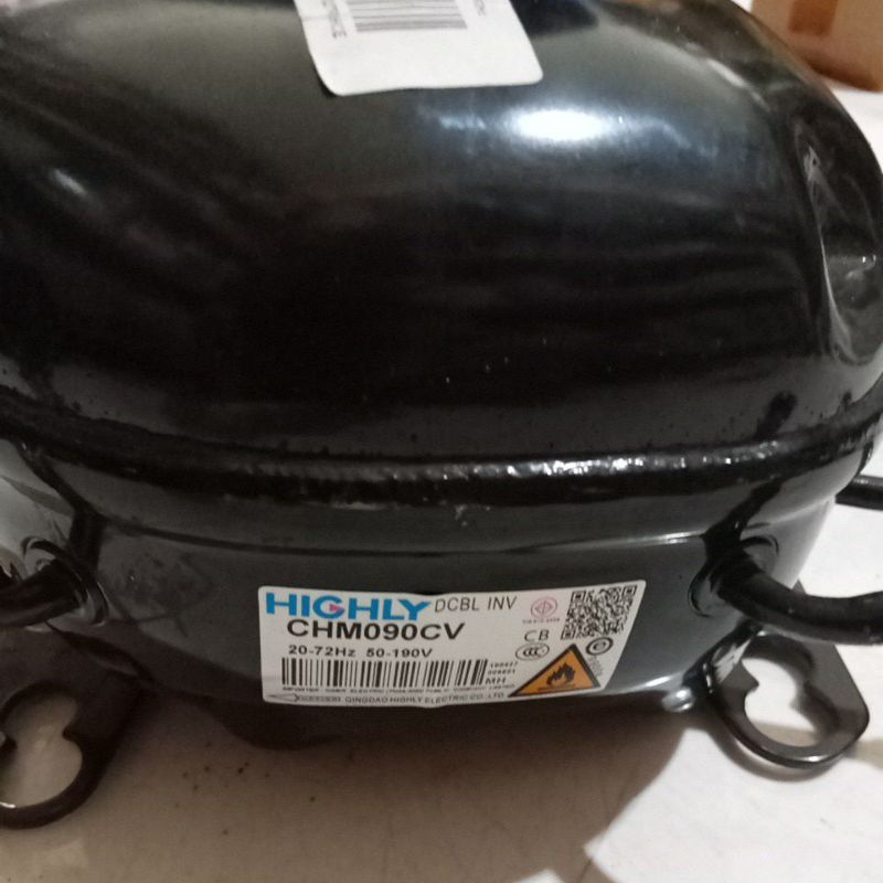 Jual kompresor Original kulkas 2 pintu aqua inverter ukuran 1/6 ...