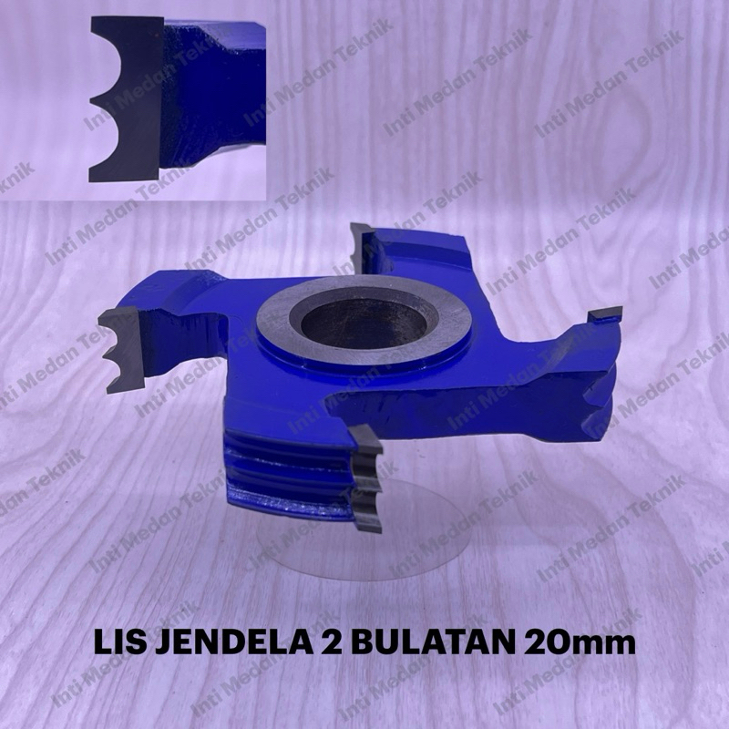 Jual Mata Pisau Profil Lis Jendela 2 Bulatan 20mm Router Spindle ...