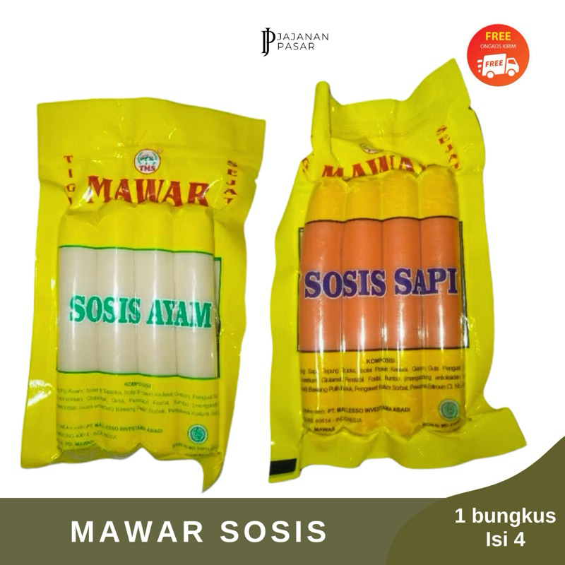 Jual SOSIS Mawar Sapi Isi 4pcs | Shopee Indonesia