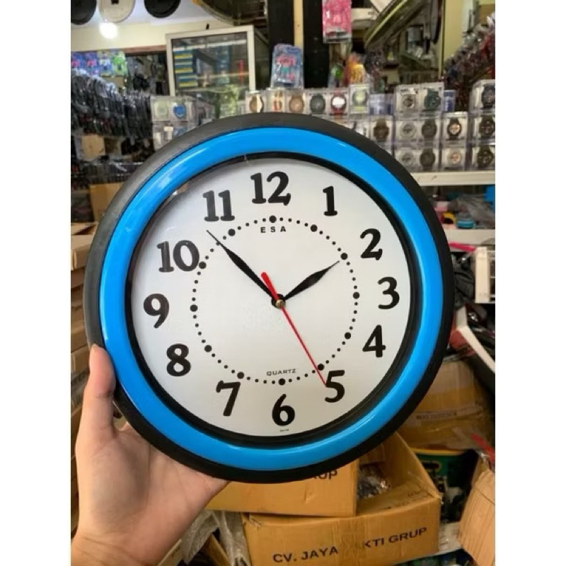 Jual Jam dinding polos minimalis722 souvenir 26cm merk esa Termurah ...