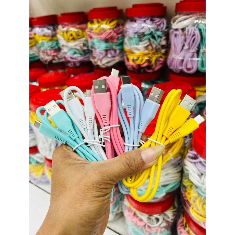 Jual Kabel Data Bulat Macaron - Micro USB | Shopee Indonesia