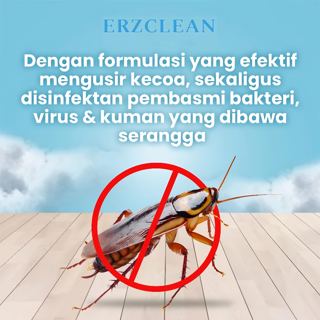 Jual ERZ CLEAN Anti Kecoa Spray Anti Kecoa 250 ML Serangga Anti Kecoa ...