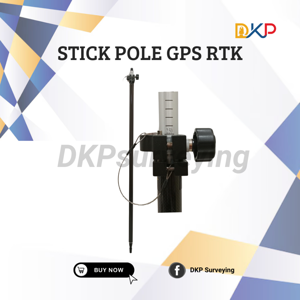 Jual Pole / Stick / Jalon Survey Carbon 2.5 Meter for GPS RTK Total ...
