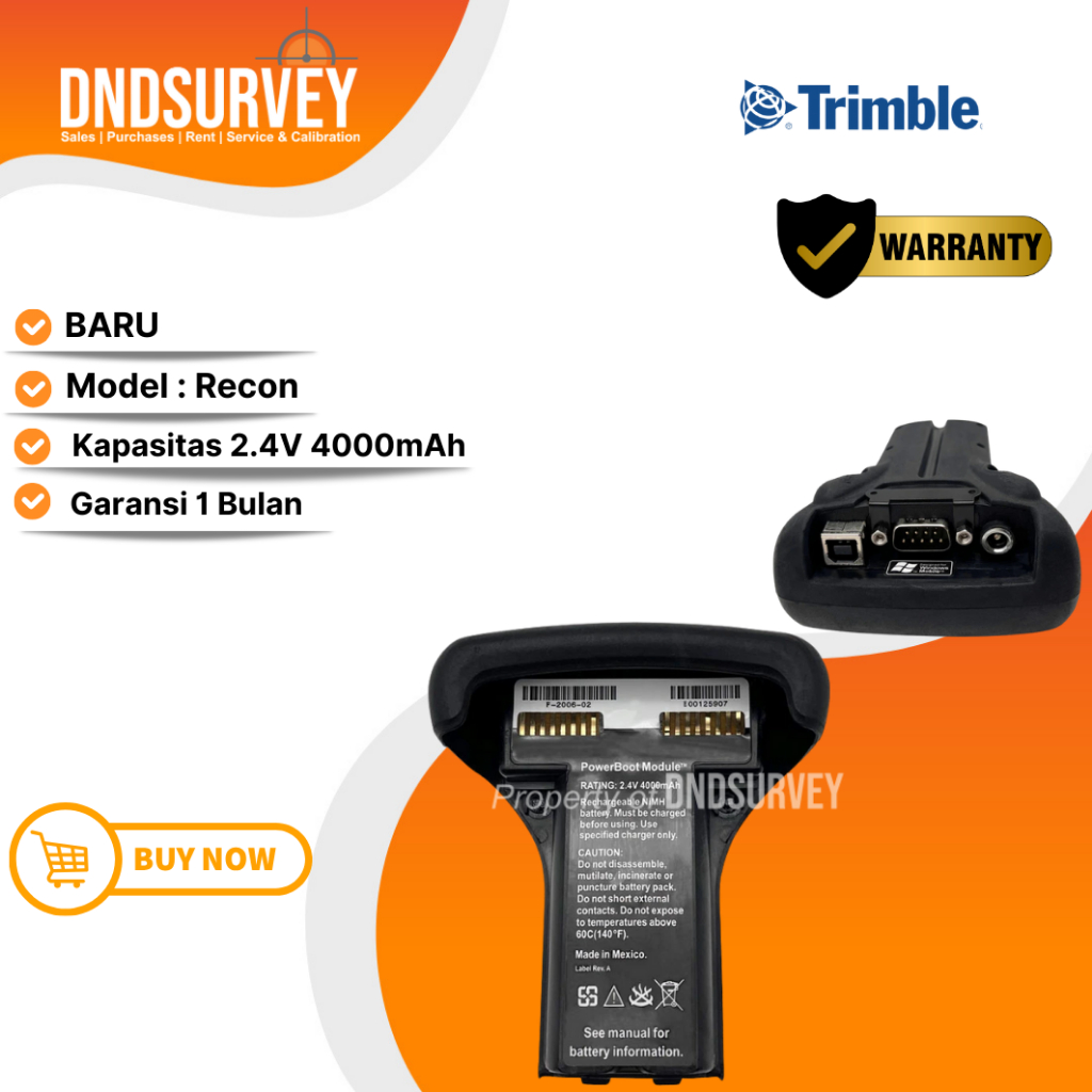 Jual Battery Trimble TDS Recon 200 200X 400 & 400X | Shopee Indonesia