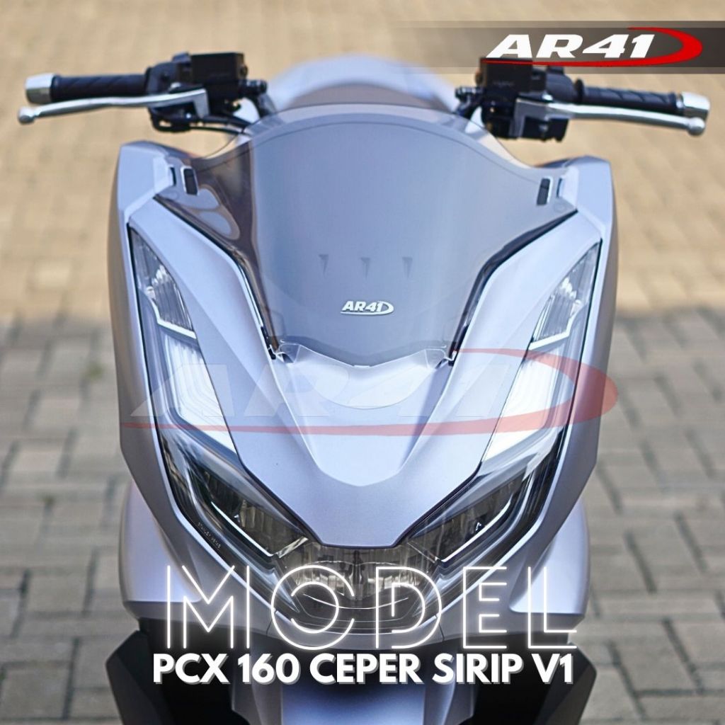 Jual Visor PCX 160 di jamin presisi - windshield PCX 160 ceper V1 AR41 ...