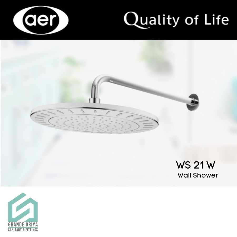 Jual AER Shower Tanam Dinding Tembok Kepala Shower Tanam WS 21W ...