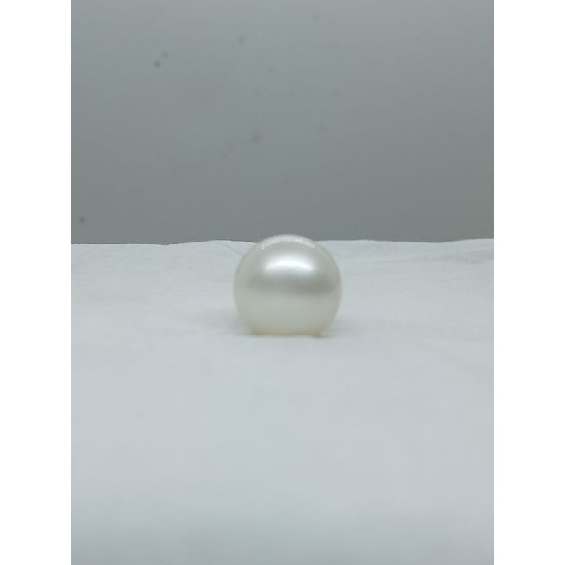 Jual butiran mutiara air laut putih grade A+ mulus cling berkilau loose ...