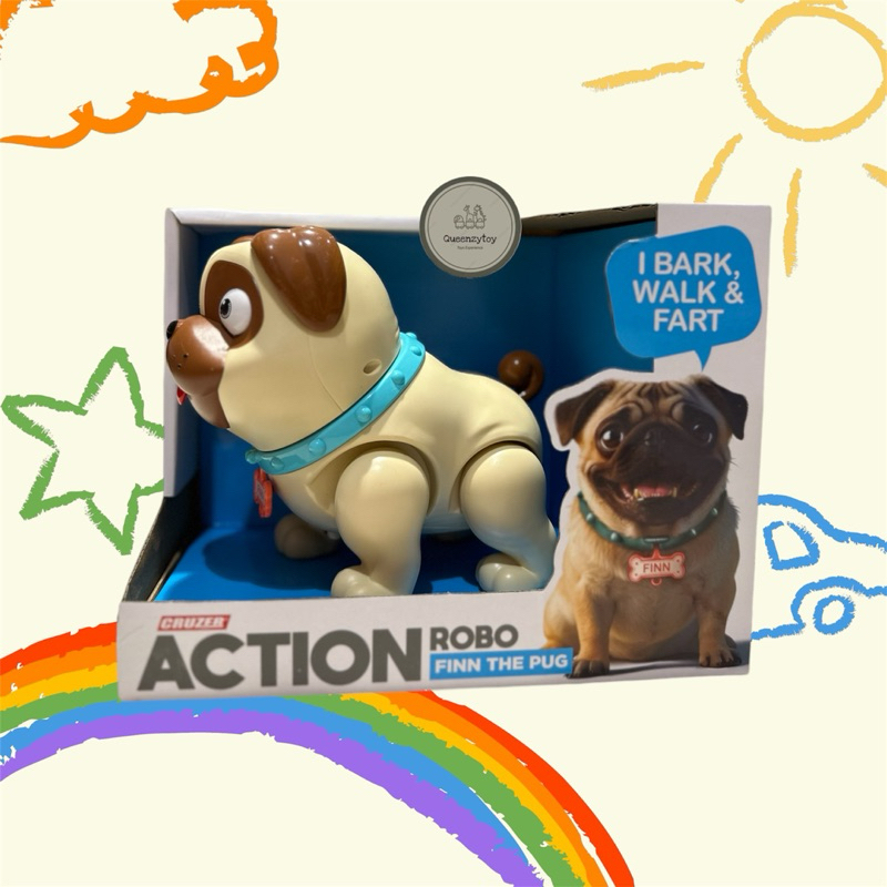 Jual ACTION ROBO FINN THE PUG / MAINAN ANAK ANJING MAINAN ANAK ROBOT ...