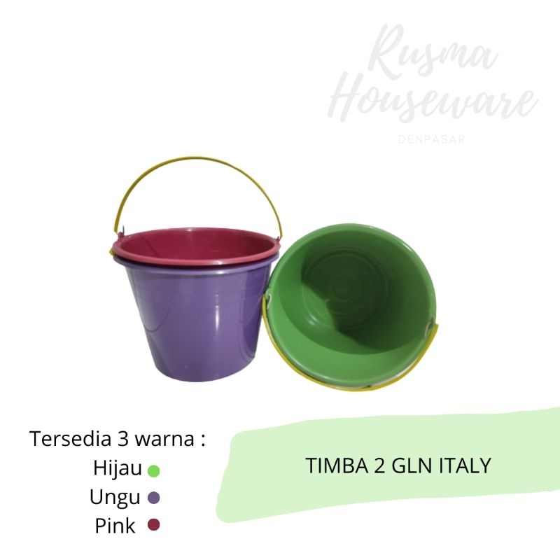 Jual Timba Ember Serbaguna 2 Galon Warna | Shopee Indonesia