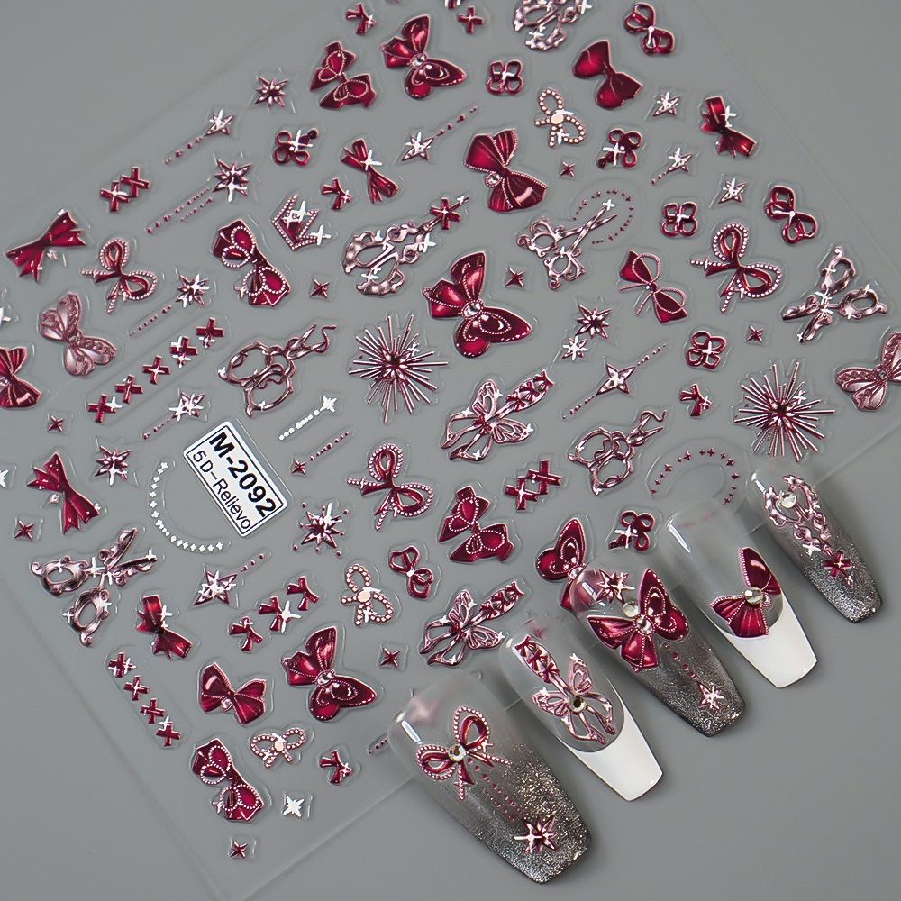 Jual [KUUKUU]STICKER KUKU 5D KUPU KUPU PREMIUM -STICKER KUKU VALENTINE ...