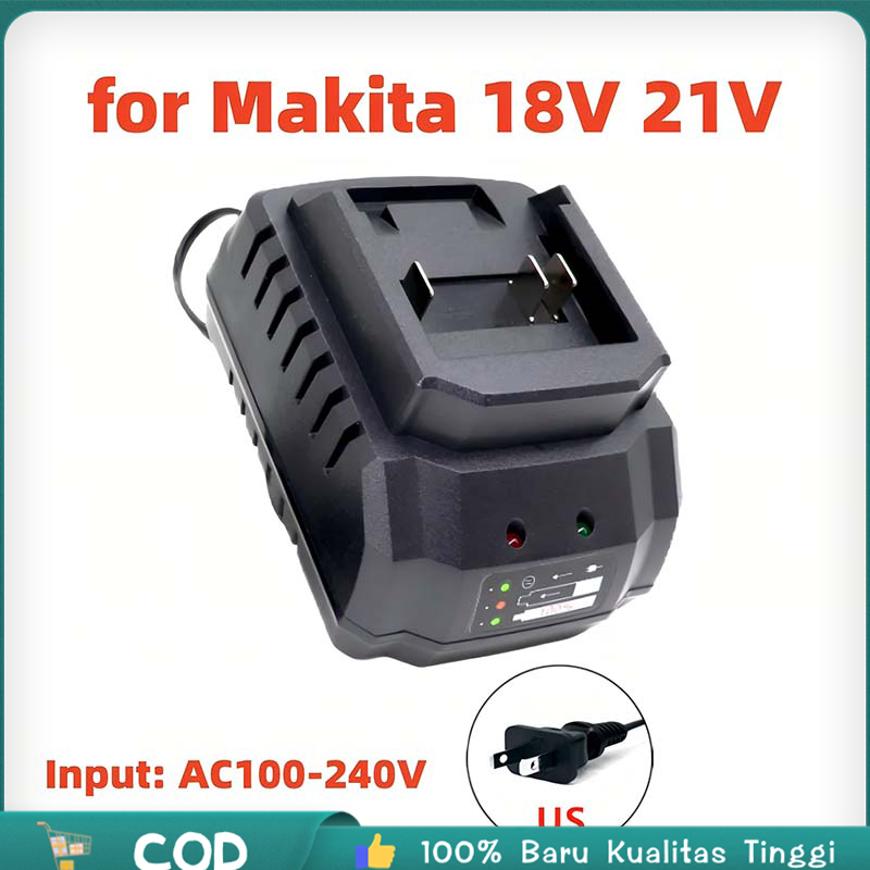 Jual Charger Makita Lithium Bor 21v Charger Bor Baterai Makita Charger ...