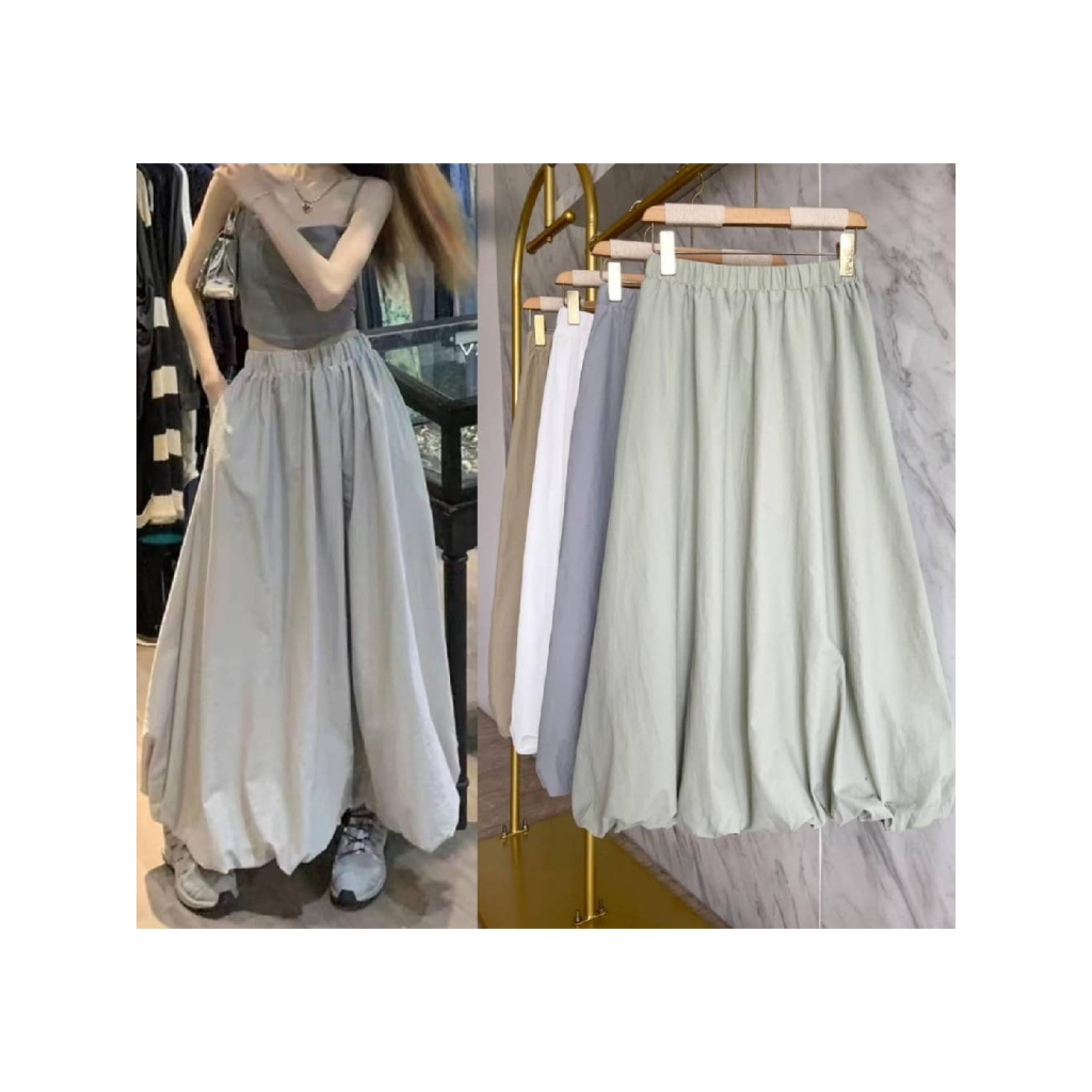 Jual Rok Balon Skirt / Cloud Skirt / Balloon Skirt / Maxi Skirt Wanita ...