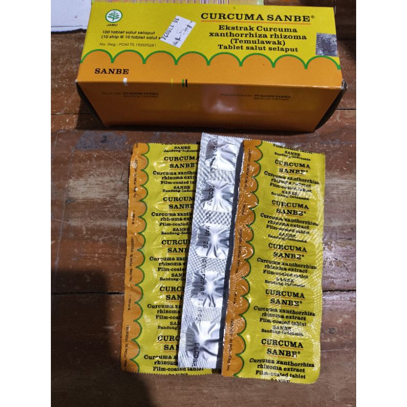 Jual curcuma sanbe vitamin harga perstrip | Shopee Indonesia