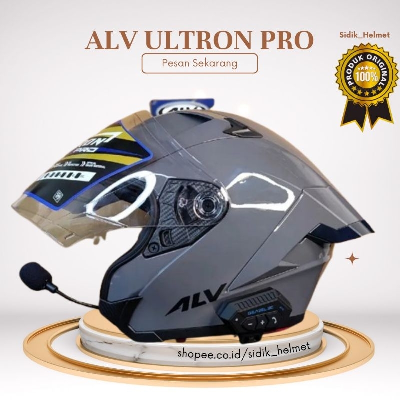 Jual HELM ALV ULTRON PRO 100% ORIGINAL, HELM GANTENG ALV, Helmet Half ...