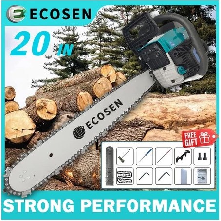 Jual ECOSEN Mesin Potong Kayu 5800 20" Chainsaw 2Tak Untuk /Gergaji Mesin/Mesin Gergaji Kayu ...