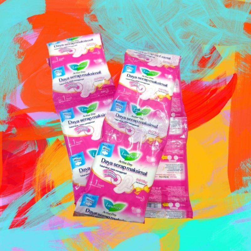 Jual Softex Laurier Active Day Wing Dan Non Wing 1 Renceng isi 10 ...