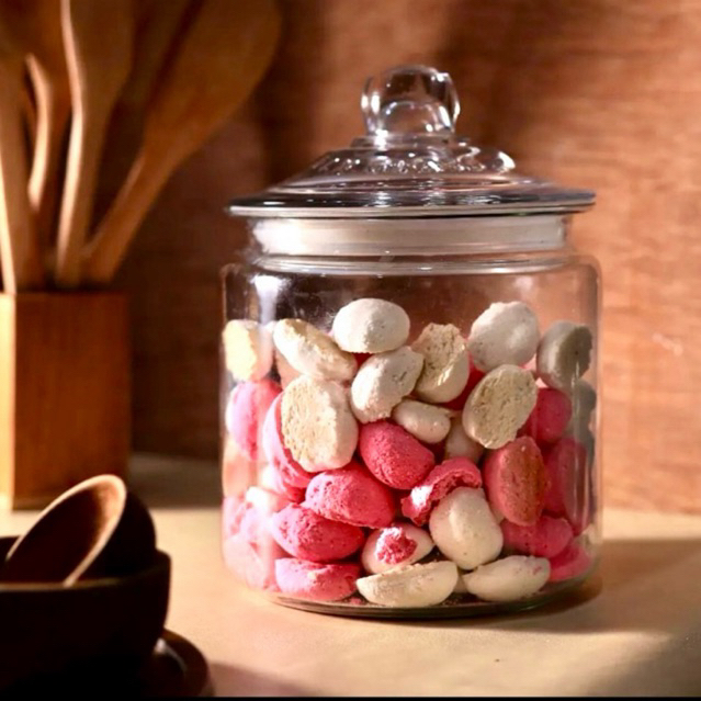 Jual Azoka 1A toples kaca bulat 3,6 liter tutup kaca plus seal karet ...