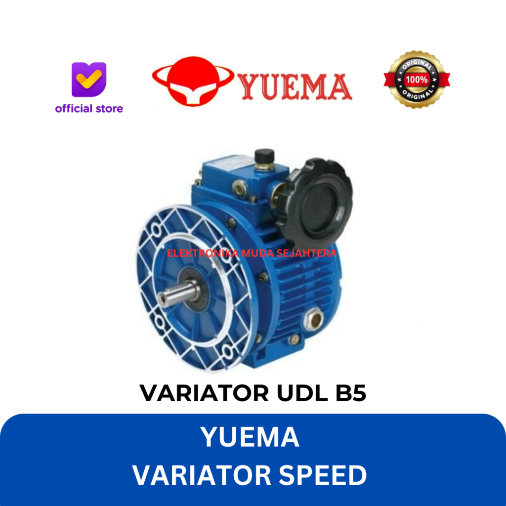 Jual Yuema Variator Speed UD 4kW B5 / Mechanical Speed Variator / Speed ...
