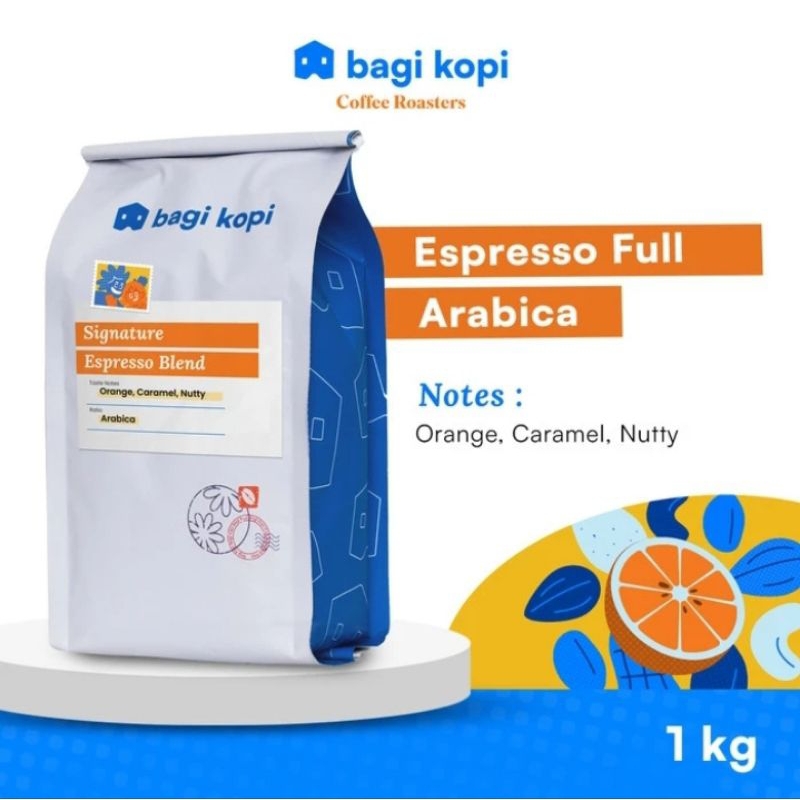 Jual KOPI ESPRESSO FULL ARABICA - BAGI KOPI 1KG | Shopee Indonesia