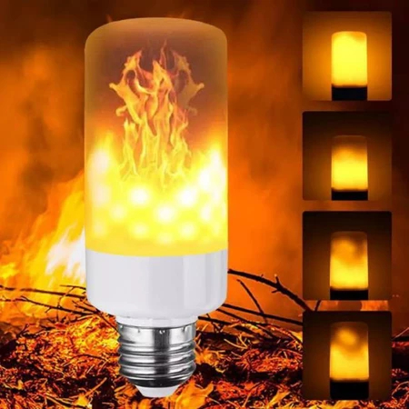 Jual Lampu Api Hias Lampu Obor Api LED Taman Tidur Bohlam Api BESAR ...