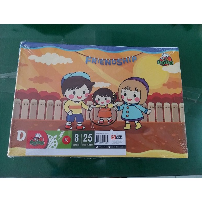Jual KODE S4D7 PACK ISI 25 BUKU GAMBAR K KECIL DODO DRAWING BOOK ...