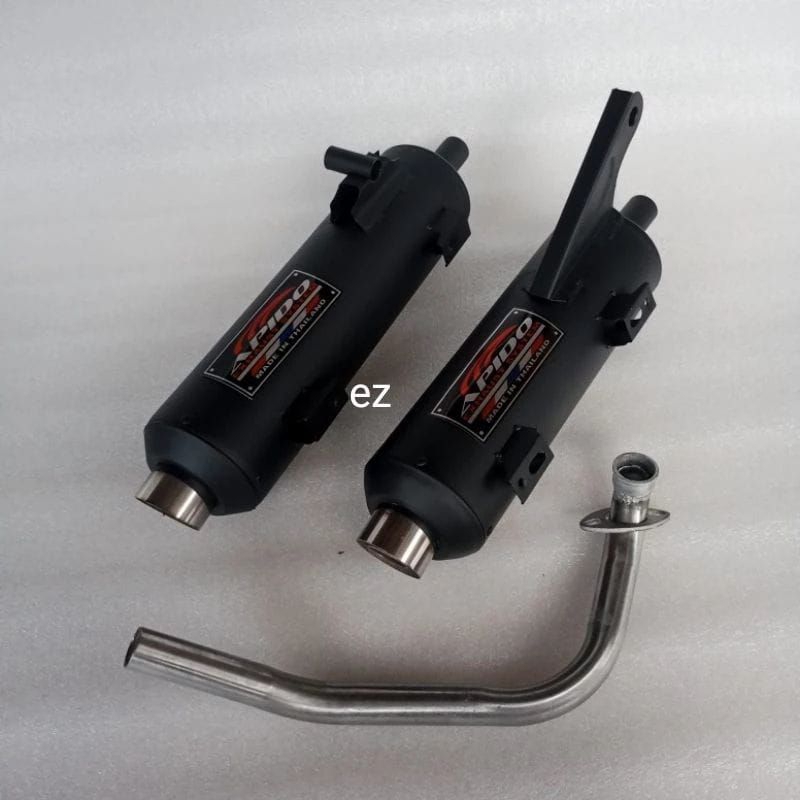 Jual apido muffler full system canister and chicken pipe mio sporty ...