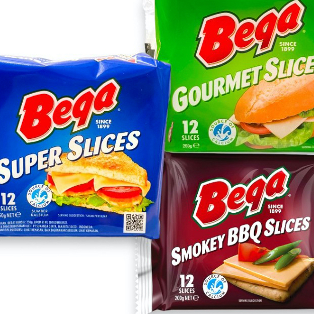 Jual Bega keju slice isi 12 (smokey bbq / super slices) | Shopee Indonesia