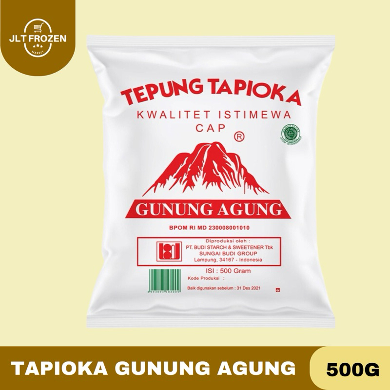 Jual Tepung Tapioka Gunung Agung Merah - 500g | Shopee Indonesia