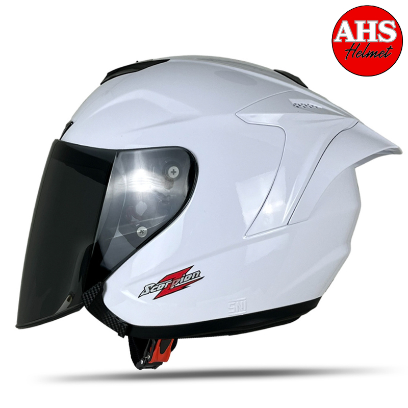 Jual HELM G2 OPTIMAXX / DAG SCORPION SOLID DOUBLE VISOR STANDART SNI ...