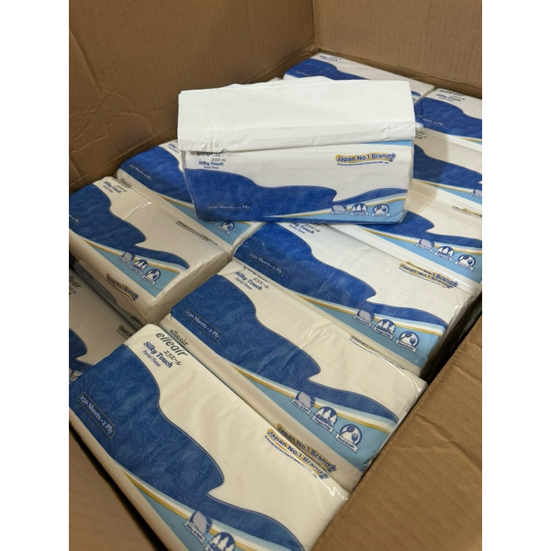 Jual Tissue Wajah Facial Tissue Elleair 2 ply 250 lembar | Shopee Indonesia