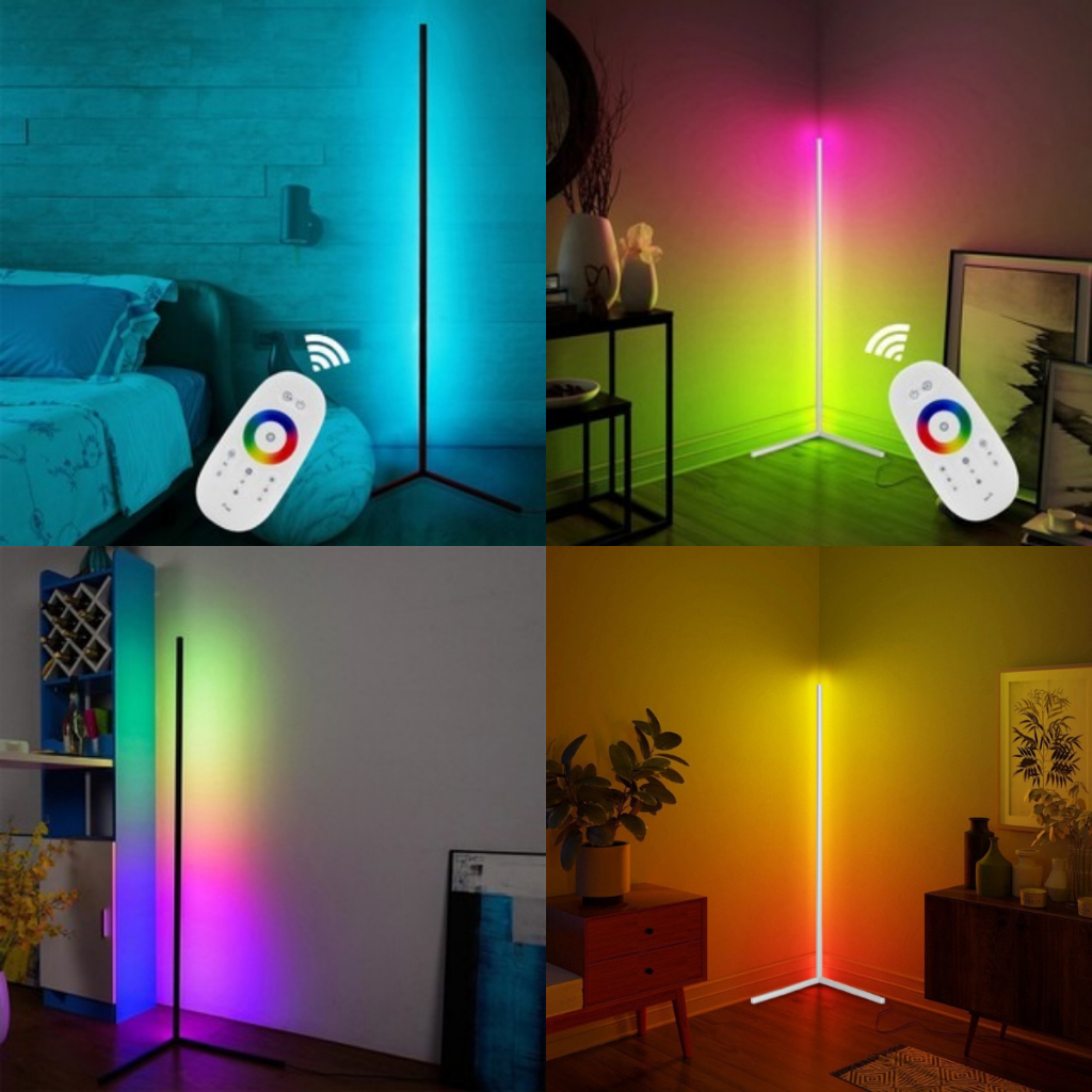 Jual Lampu Stand Sudut Lantai RGB Minimalis Standing Side Floor Lamp ...