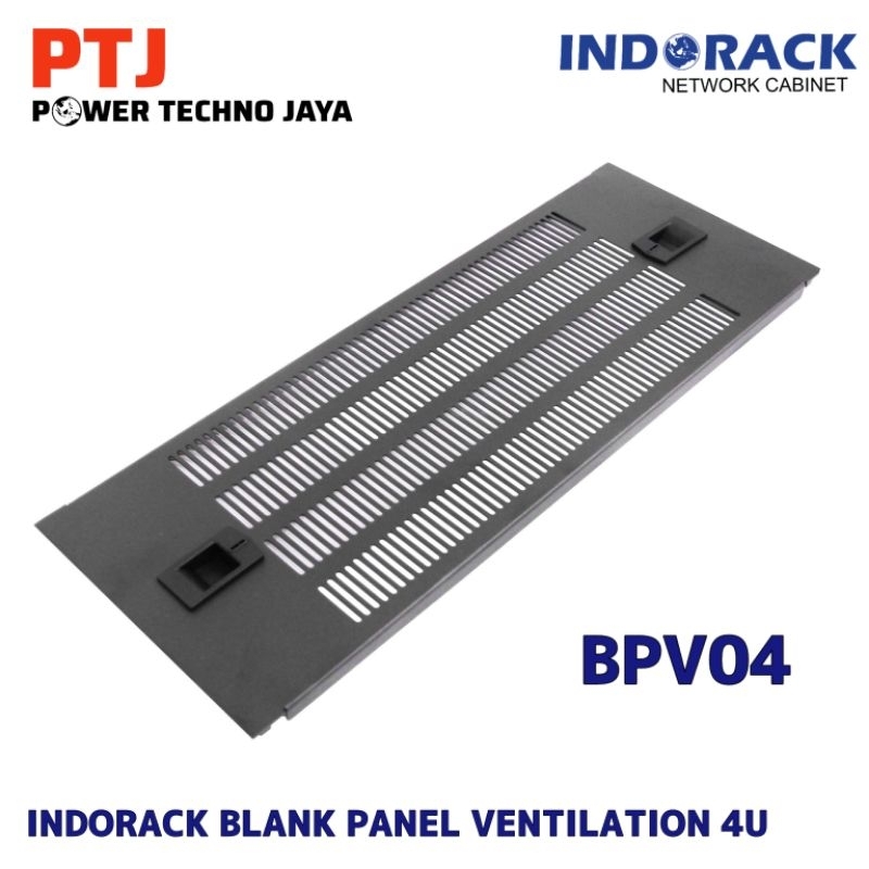 Jual BPV04 INDORACK BLANK PANEL VENTILATION 4U BLANK PANEL RACK SERVER ...