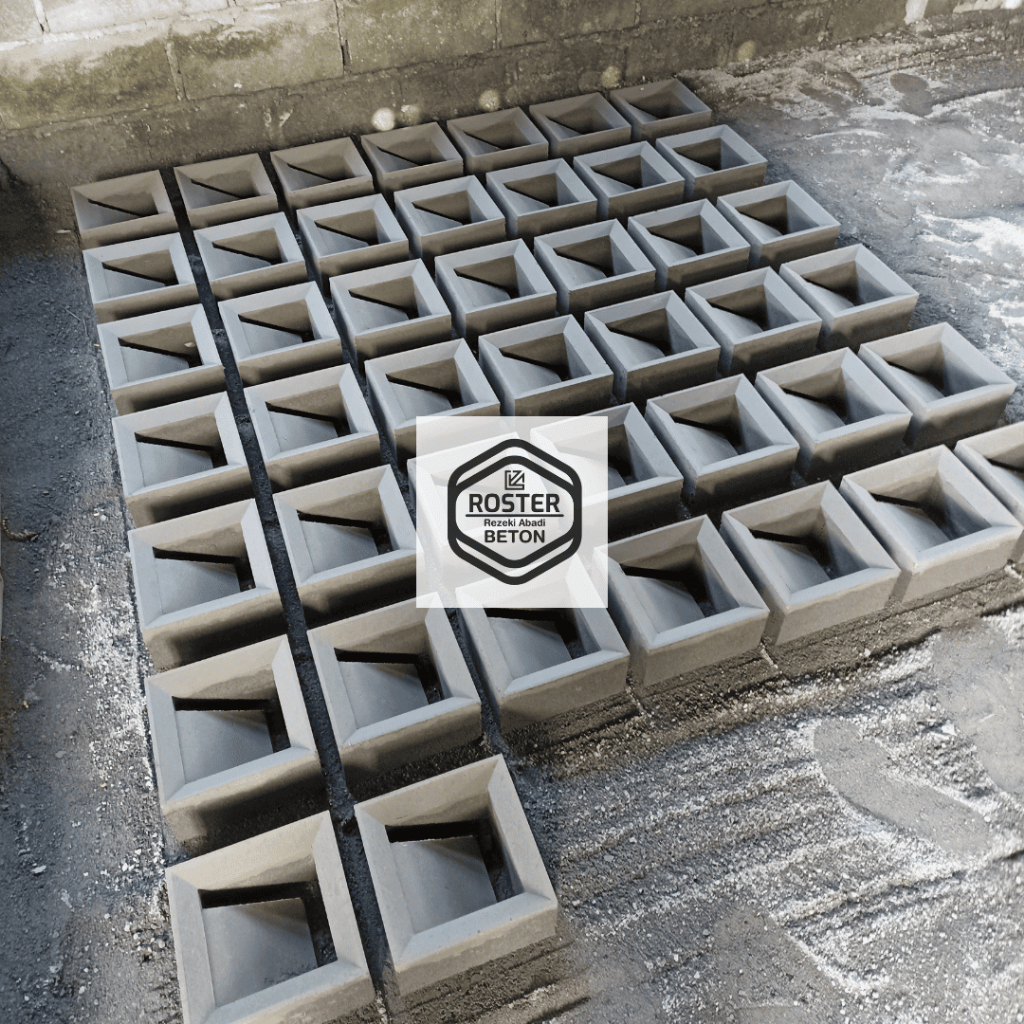 Jual Roster Beton Minimalis Modern, Roaster Motif L Profil Ukuran 20x20 ...