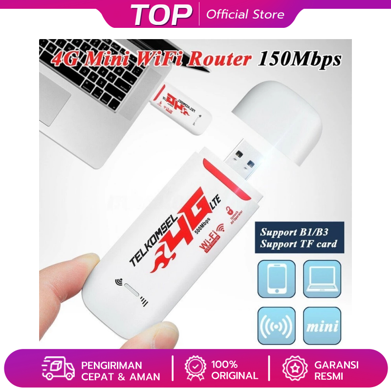 Jual 【COD】Modem WIFI USB 500Mbps 4g LTE Wi-Fi portabel All Operator LTE ...