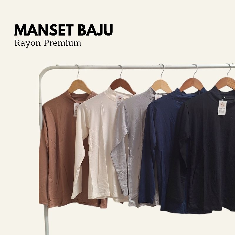 Jual MANSET BAJU LENGAN PANJANG BAHAN RAYON PREMIUM MENYERAP KERINGAT ...