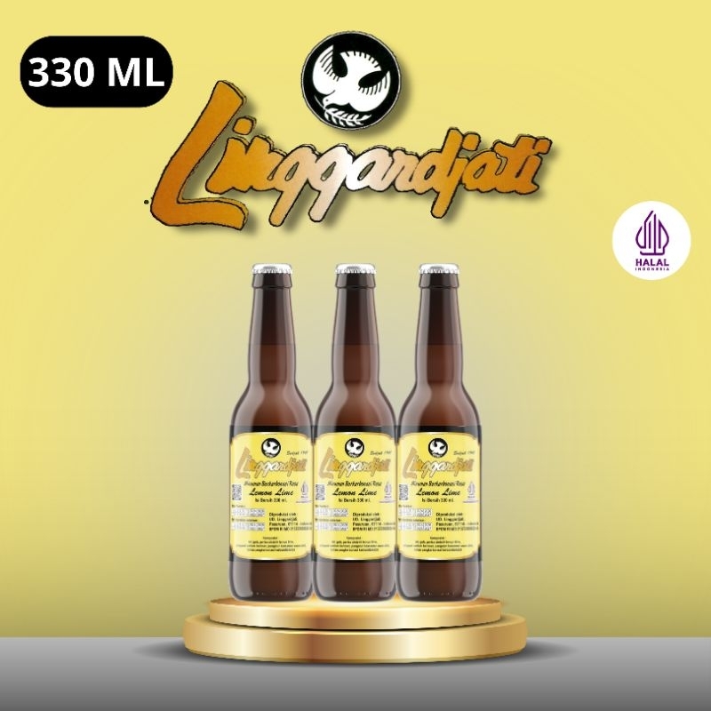 Jual Limun Linggarjati Lemon Lime 6 Botol | Minuman Soda Jadul ...