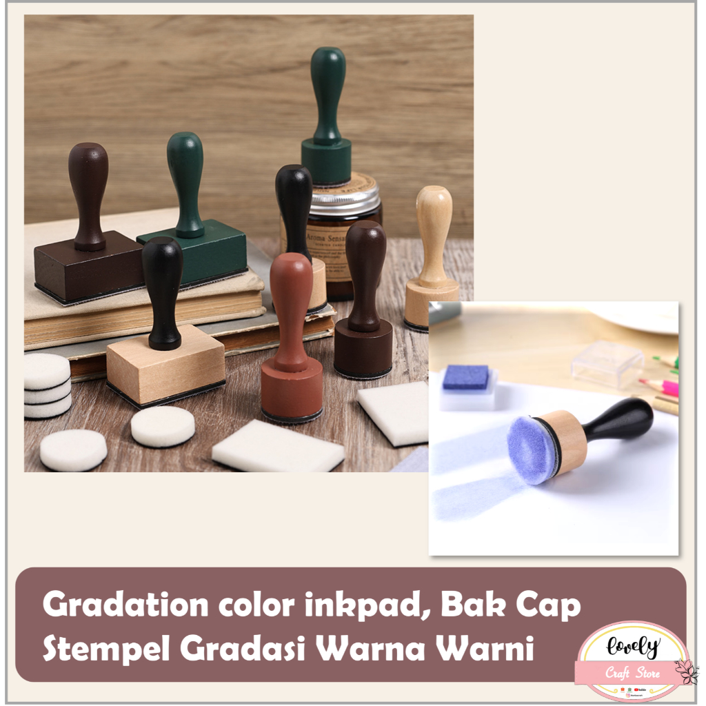 Jual LovelyCraftStore | Spon Dauber Stamp Ink Applicator Sponge untuk ...