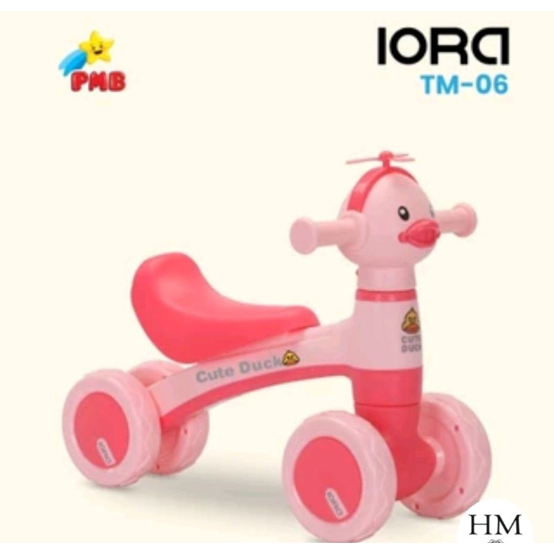 Jual Balance Bike PMB Iora TM06 Push Bike TM 06 Lampu Dan Musik | Shopee Indonesia
