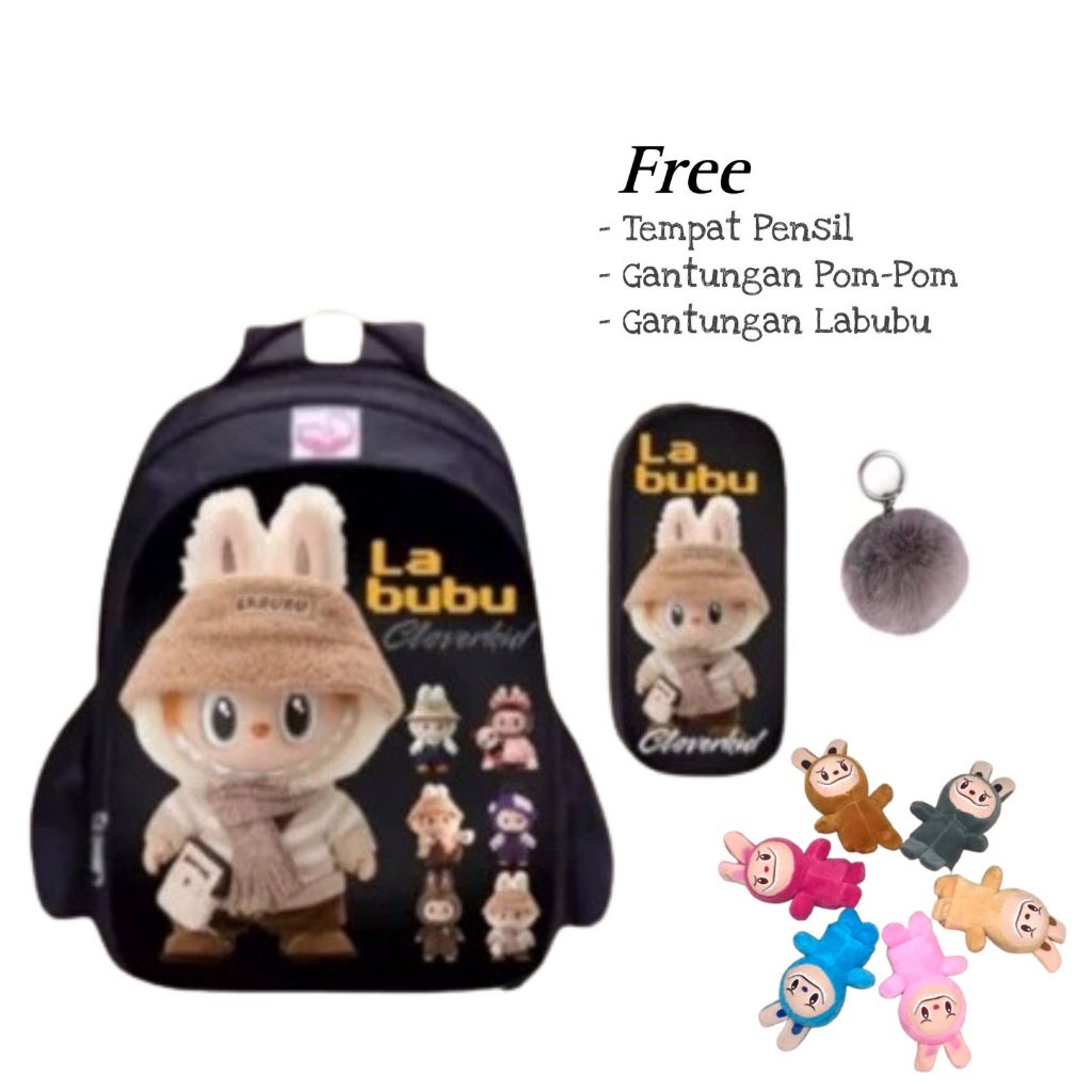 Jual Ransel Labubu Lonely Tas Ransel Anak Perempuan LABUBU Bags Tas Sekolah Anak SD Banyak ...