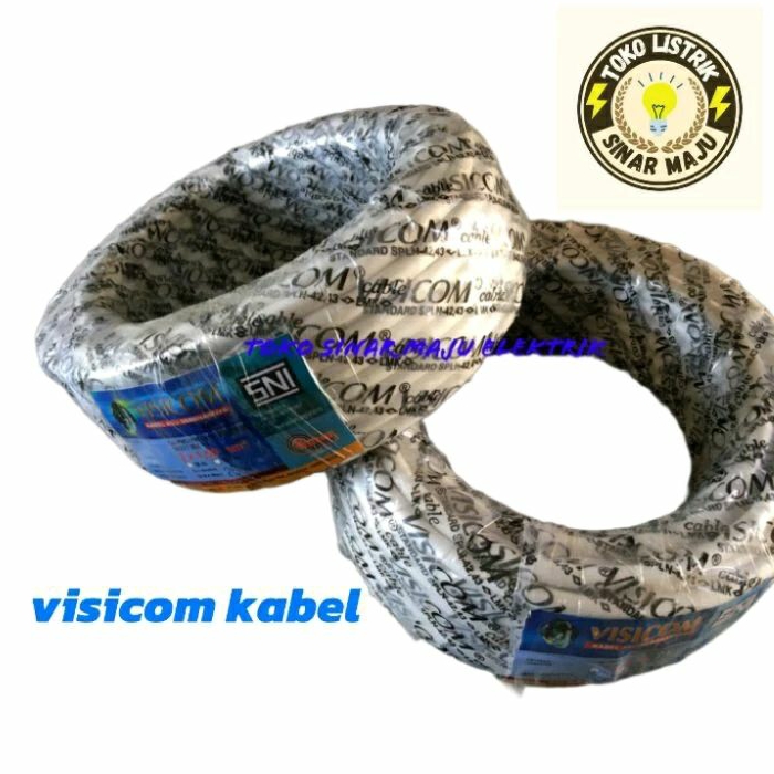 Jual Kabel Nym Visicom 2x1,5 mm 25 Meter Asli Tembaga Murni | Shopee ...