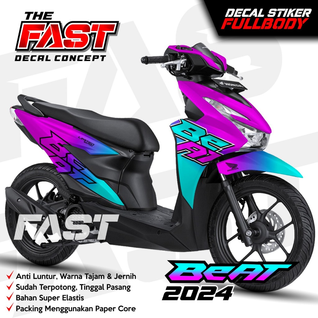 Jual STICKER DECAL BEAT 2024 FULL BODY MOTIF LIMITED EDITION | Shopee ...