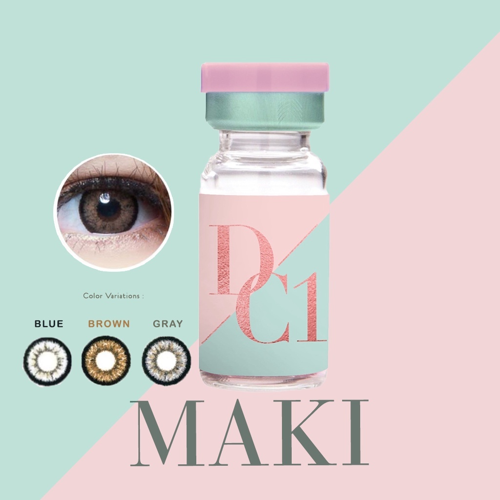 Jual Softlens DREAMCOLOR MAKI 14,5 MM Normal & Minus (-0,50 S/D -10,00 ...