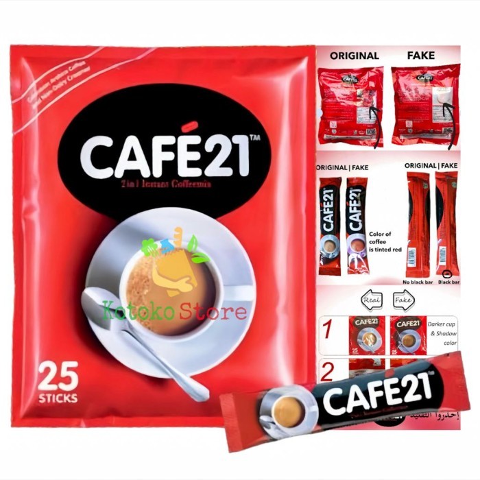 Jual CAFE21 INSTANT COFFEE MIX 300G/ CAFE 21 GOLD ROAST COFFEEMIX/ KOPI ...