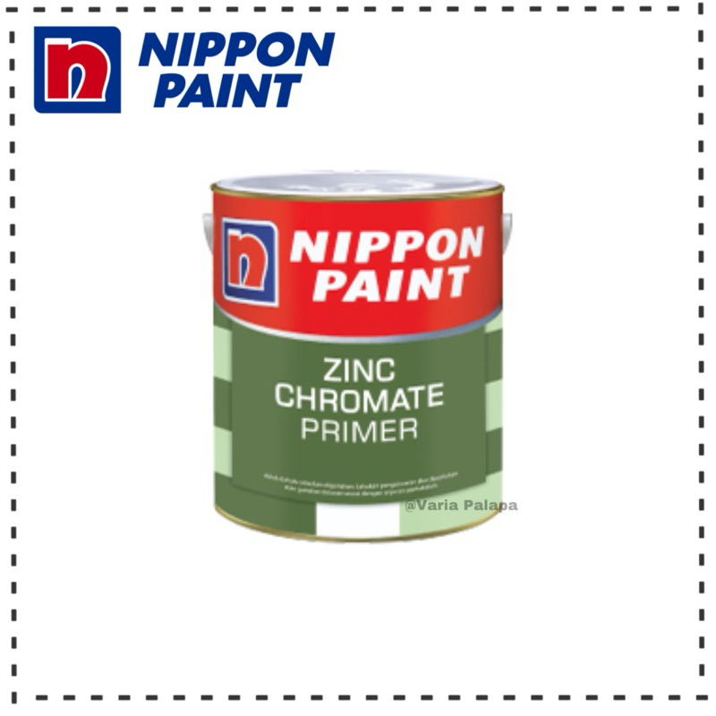 Jual CAT DASAR MENI BESI 1KG 2 IN 1 NIPPON PAINT ZINC CHROMATE PRIMER ...
