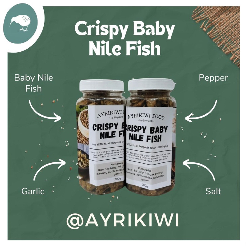 Jual Crispy Baby Fish / Ikan Crispy Snack Teman Makan Nasi 200gr ...